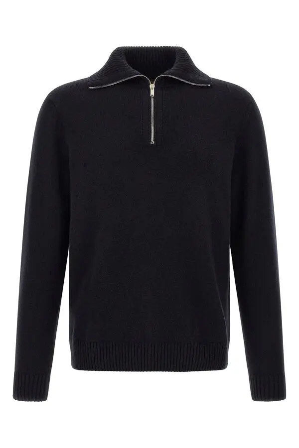 ZANONE Pure Cashmere Half-zip Sweater