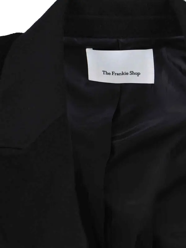 THE FRANKIE SHOP Double-breasted Wool Blend Coat