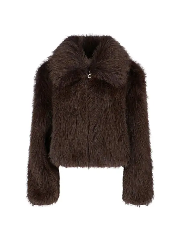 THE FRANKIE SHOP Faux Fur Jacket