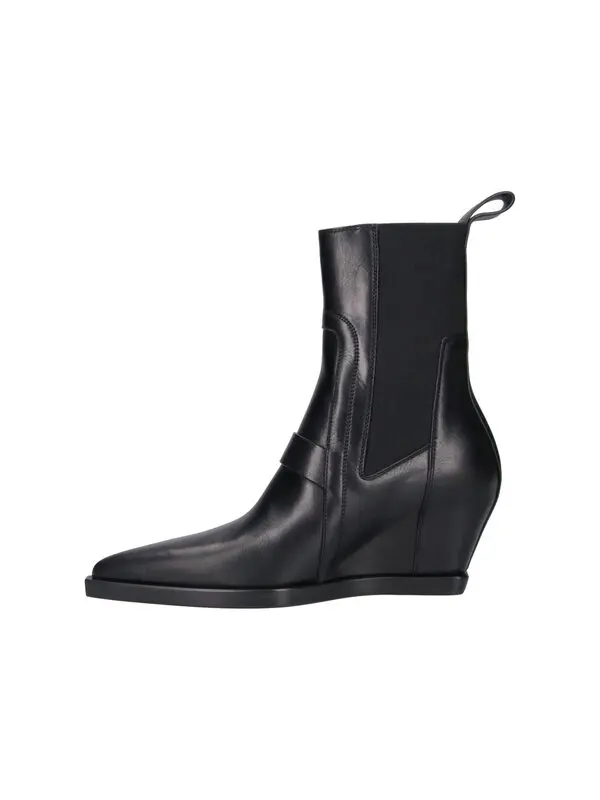 Rick Owens Wedge Ankle Boots