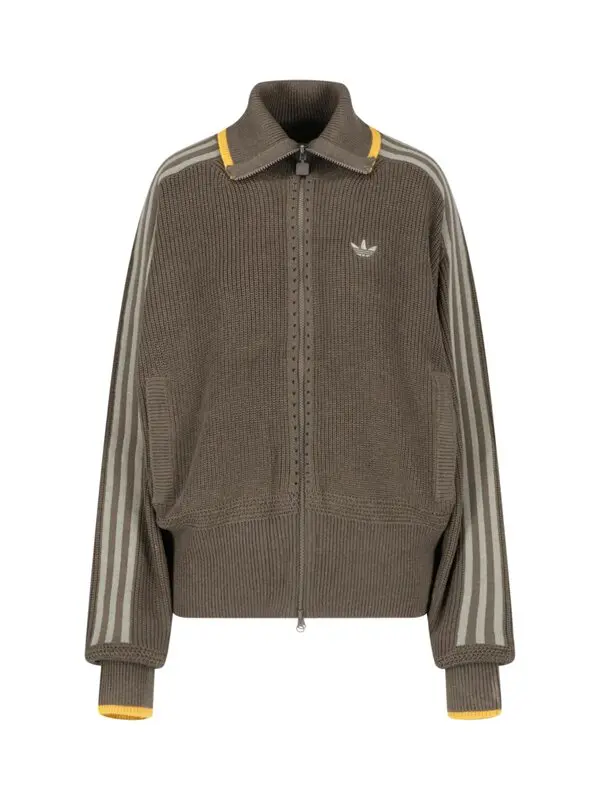 Adidas Zip Knit Sweatshirt "firebird