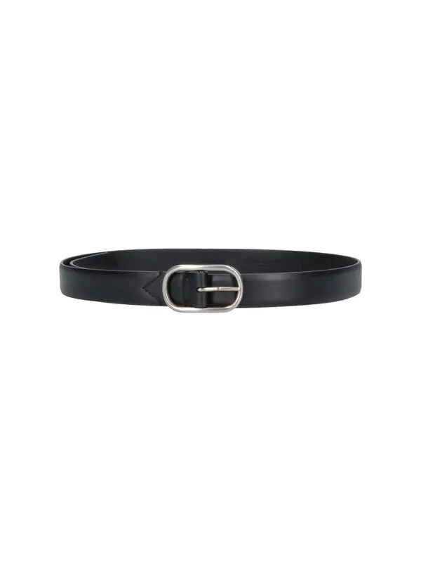 J & M DAVIDSON Belt "oval Buckle - Black