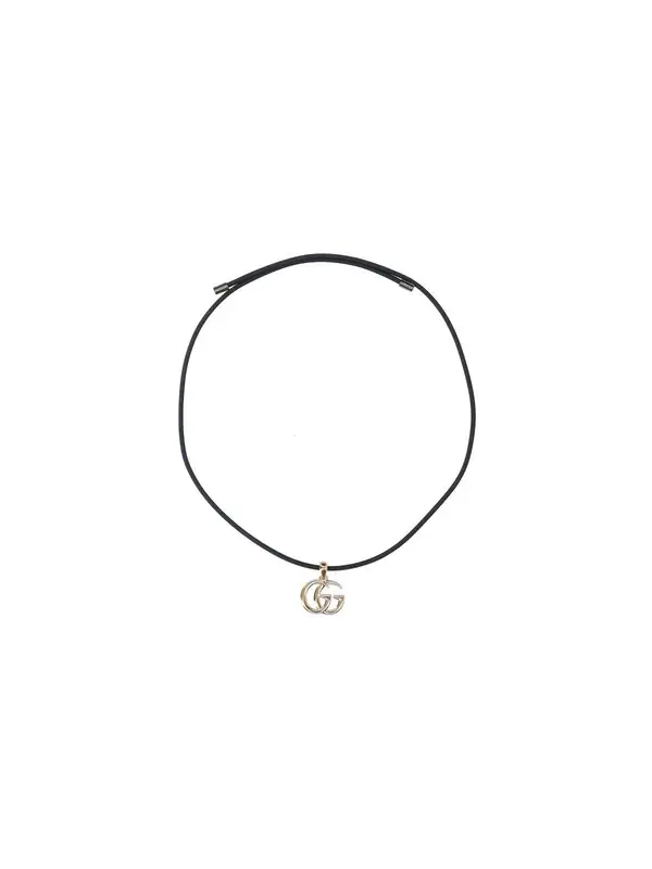 Gucci Gg Marmont Necklace - Black