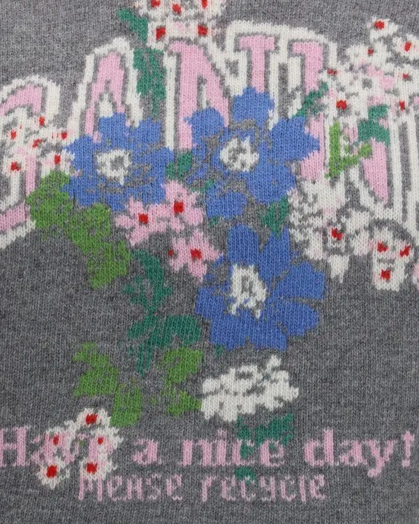 GANNI Wool Floral Vest