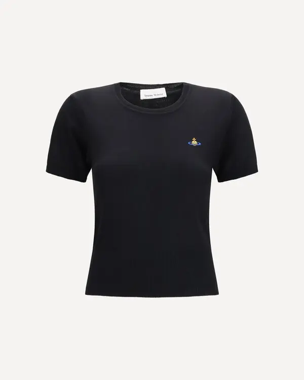 VIVIENNE WESTWOOD Bea Wool Top - Black