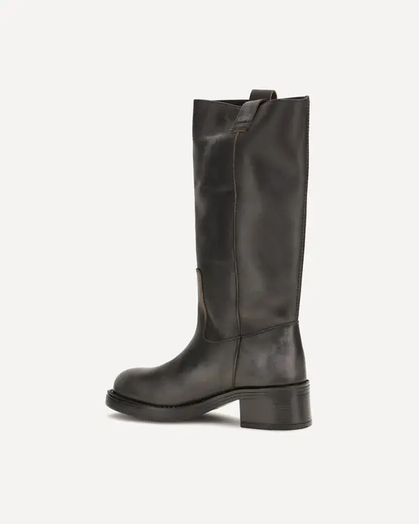 ALOHAS Sajan Vintage Leather High Boots