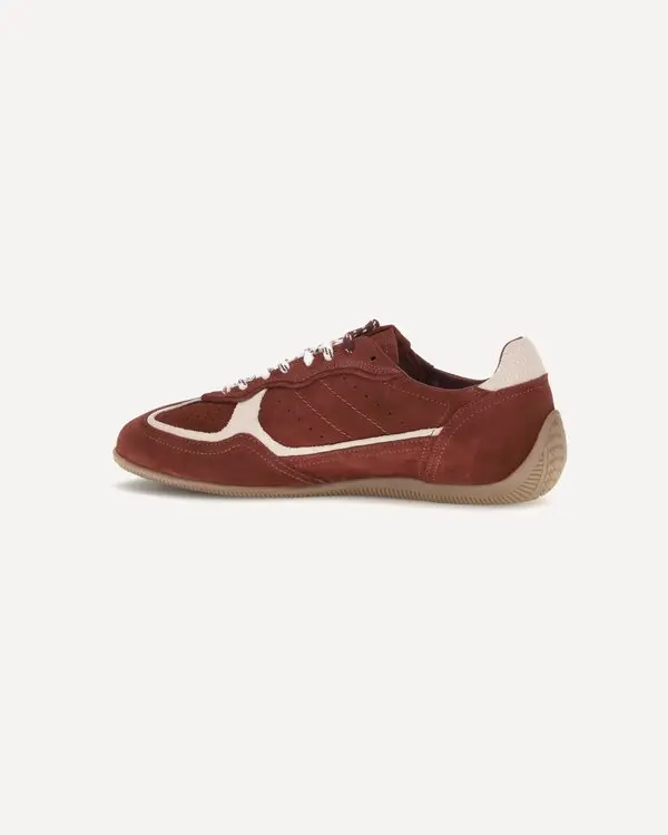 ALOHAS Tb.91 Suede Leather Sneakers - Bordeaux