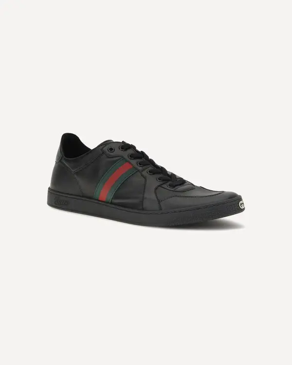 Gucci Stretch Coda Leather Sneakers