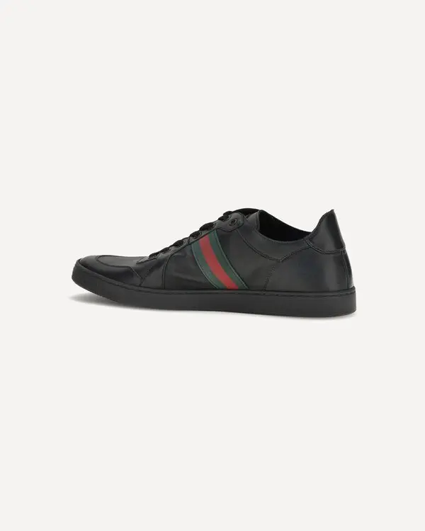 Gucci Stretch Coda Leather Sneakers