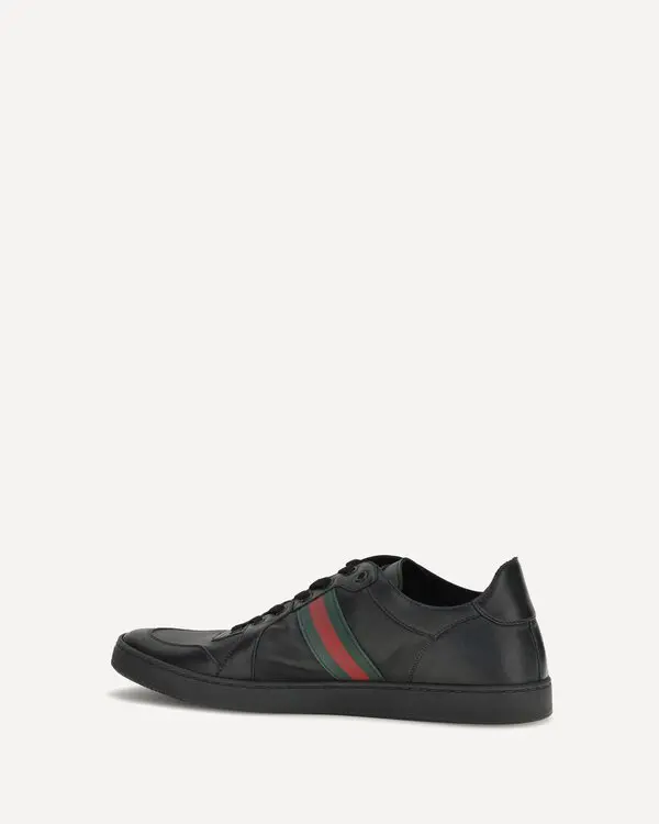 Gucci Stretch Coda Leather Sneakers