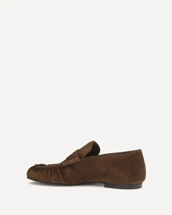 ALOHAS Aven Suede Loafers - Brown