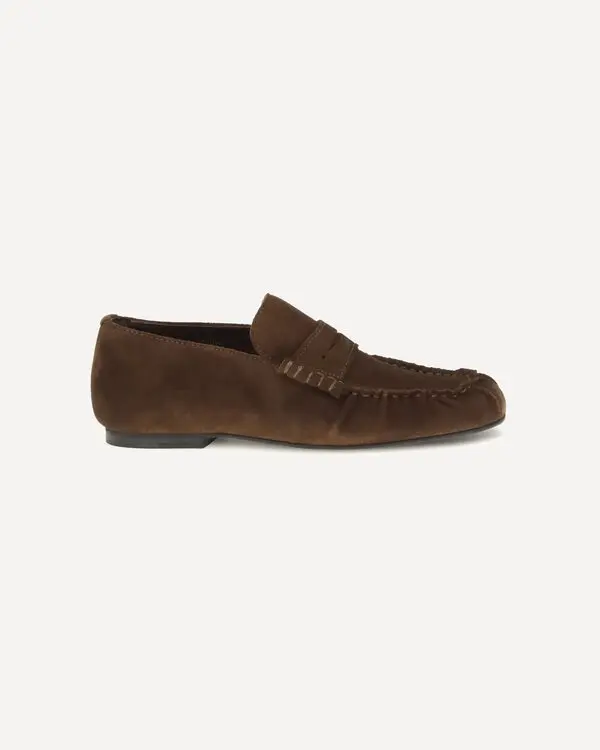 ALOHAS Aven Suede Loafers - Brown
