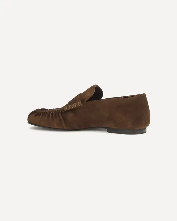 ALOHAS Aven Suede Loafers - Brown