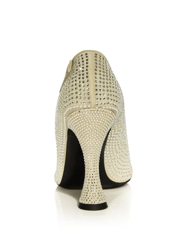 Moschino Embellished High Heel Pumps