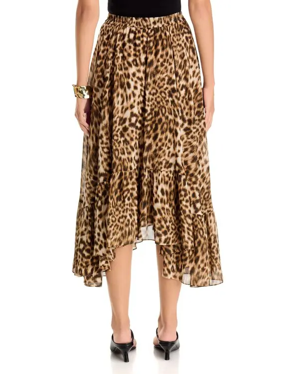 Michael Kors Handkerchief-hem Pull On Skirt