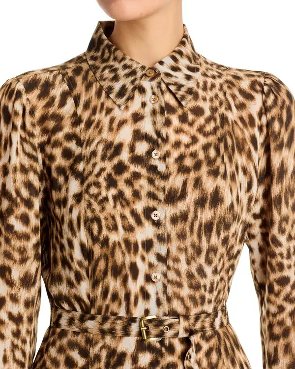 Michael Kors Belted Midi Shirt Dress