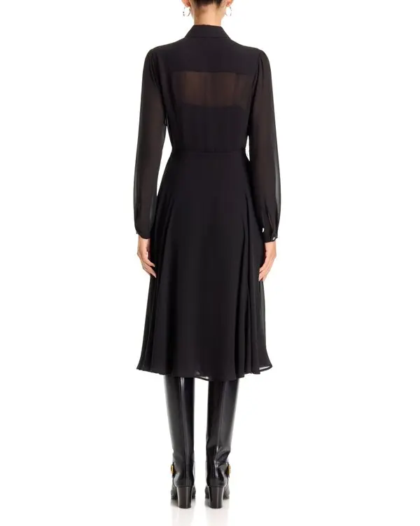 Michael Kors Belted Midi Shirt Dress