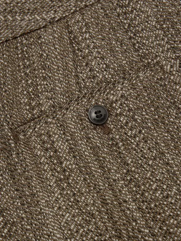 ATELIER Wool-blend Textured Wide-leg Trousers
