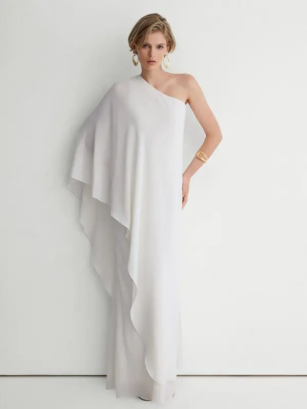 ATELIER One-shoulder Maxi Dress