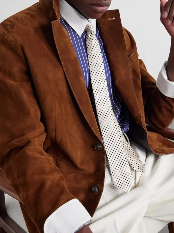 TOM FORD 6cm Polka-dot Silk-twill Tie - Neutrals