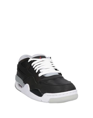 JORDAN Sneakers Charcoal Size Leather, Textile Fibers