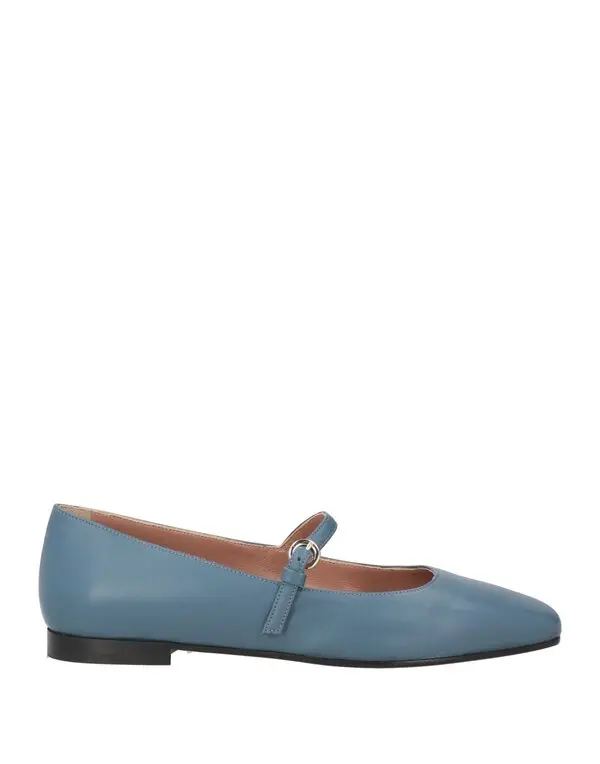 POLLINI Ballet Flats Size Leather - Blue