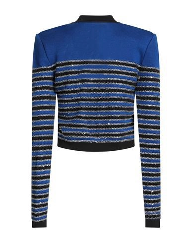 Balmain Knitted Sequined Striped Jacket