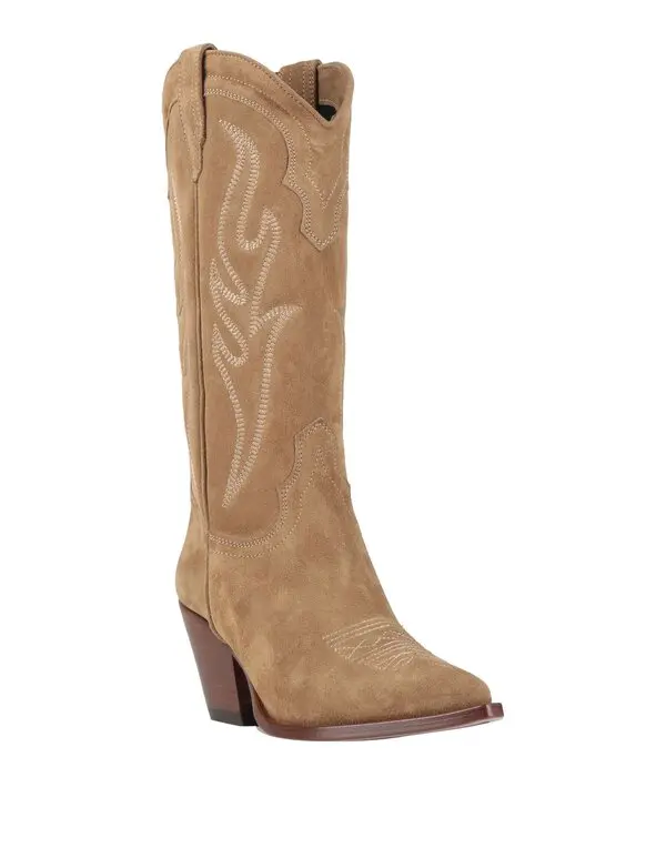 SONORA Camel Leather Cowboy Boots