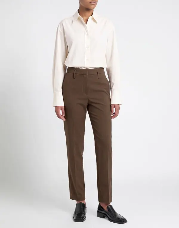 CRUNA Pants Khaki Size Virgin Wool, Polyamide