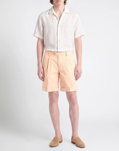 MICHAEL COAL Shorts & Bermuda Shorts Apricot Size Cotton, Polyester, Elastane