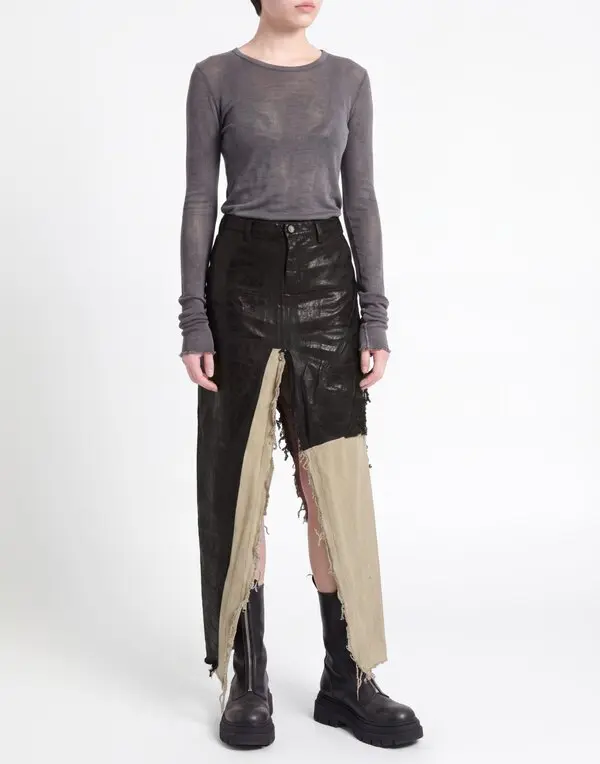 Rick Owens Maxi Skirt Size Cotton