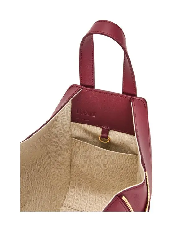 Loewe Hammock Compact Bag In Classic Calfskin