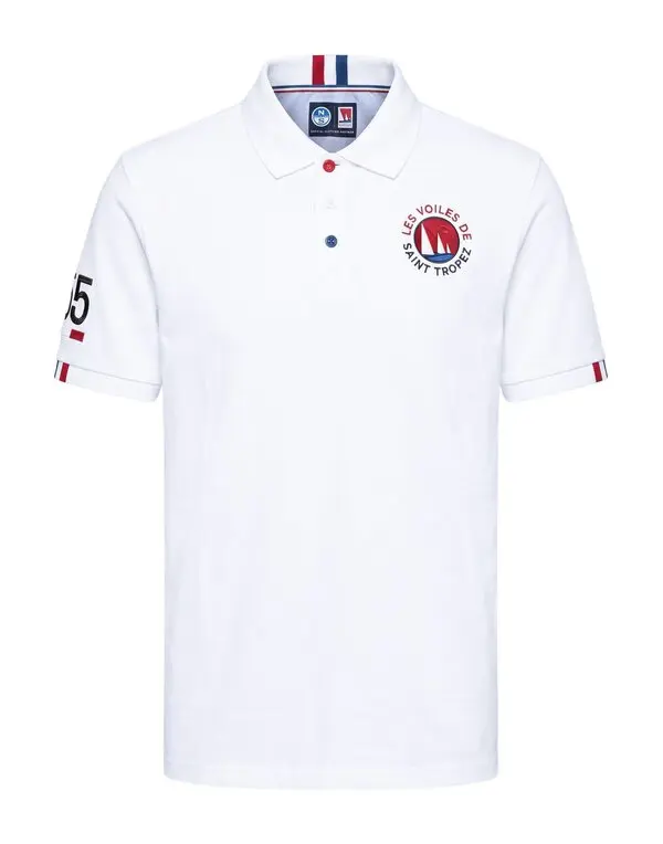 NORTH SAILS Polo Shirt Size Cotton, Elastane