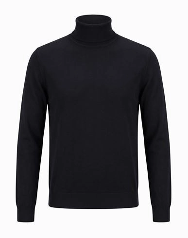 Alpha Studio The Fine Essentials Turtleneck Midnight Size Wool