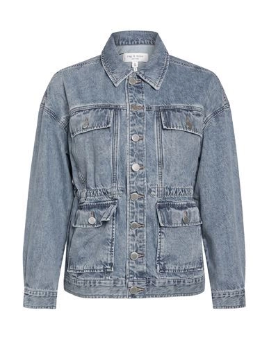 Rag & Bone Denim Outerwear Size Cotton - Blue