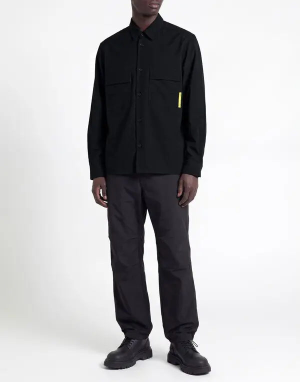 SPIEWAK Shirt Size Polyester, Wool, Elastane - Black