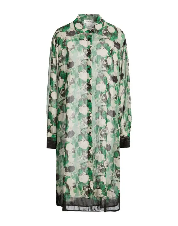 AVIU Midi Dress Size Polyester - Green