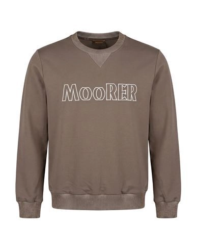 MOORER Sweatshirt With Embroidered Logo - Grey