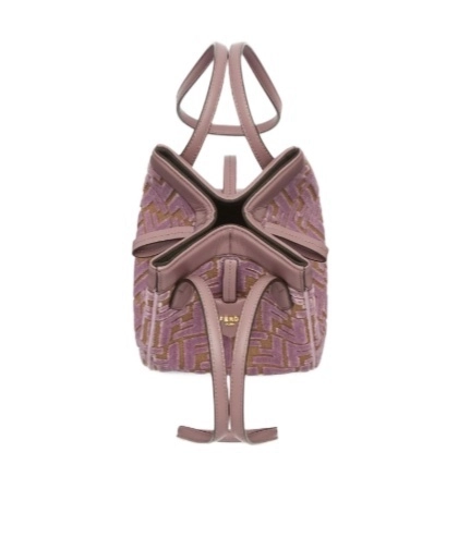 Fendi Origami Monogrammed Mini Bucket Bag