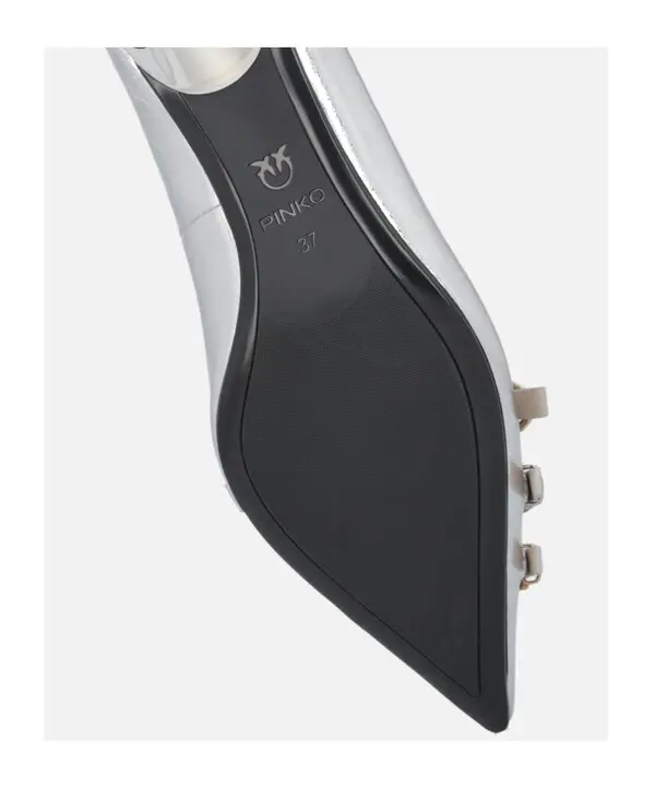 Pinko Buckle-embellished Pointed-toe Pumps