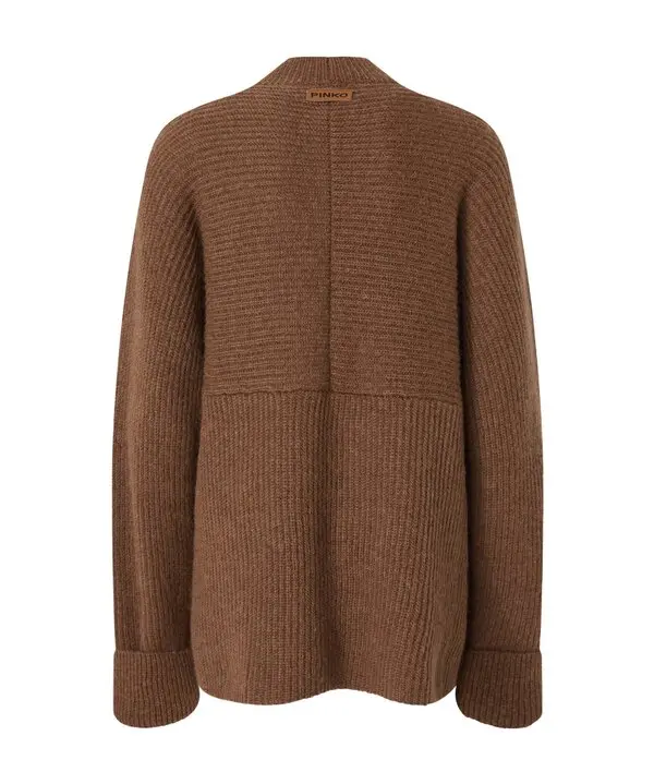Pinko Ribbed-cuff Panelled Sweater