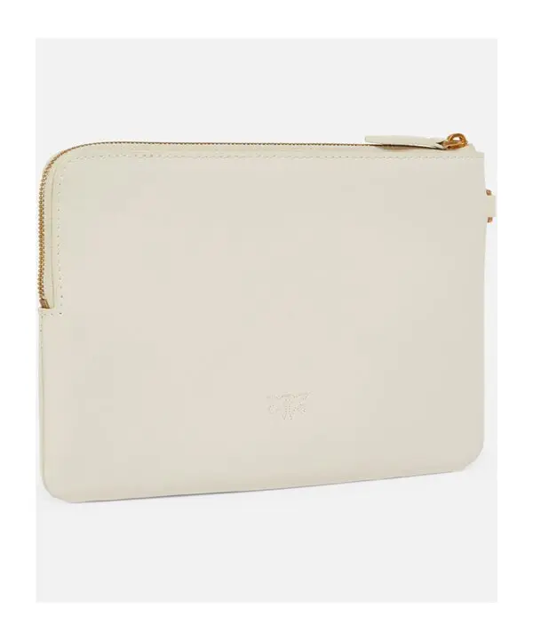 Pinko Bird Logo Plaque Wrist Clutch Bag