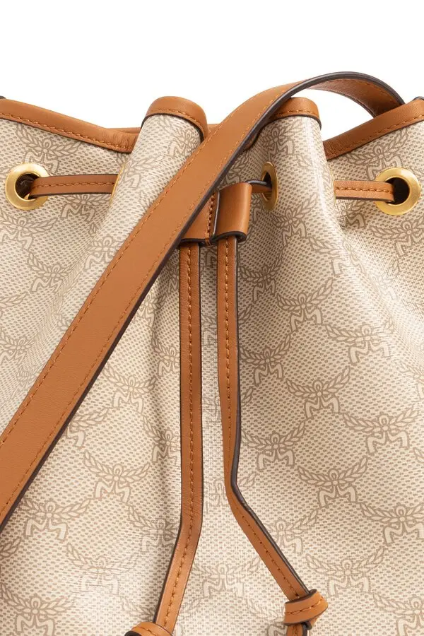 Mcm Logo Shoulder Bag