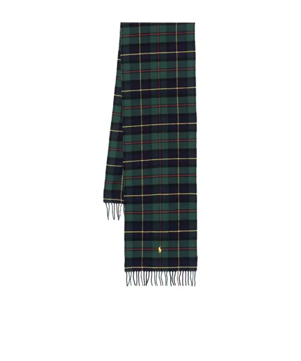 Polo Ralph Lauren Tartan Fringed Edge Scarf