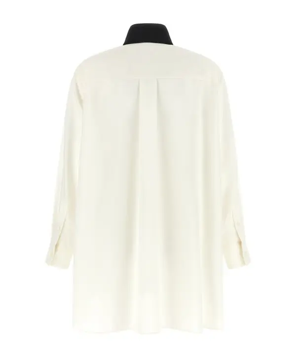 Sacai Paneled Zip-up Shirt