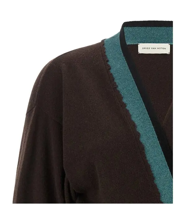 Dries Van Noten Long-sleeve Open-front Cardigan