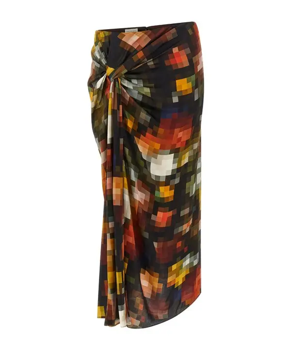 Dries Van Noten Draped Skirt