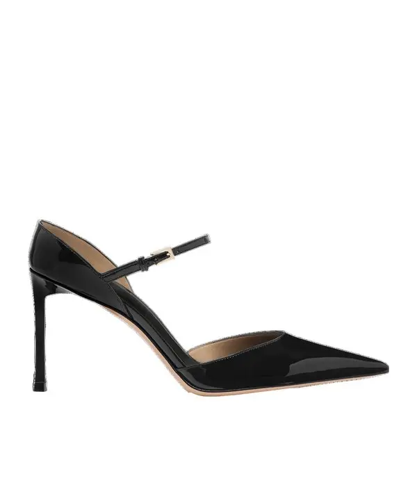TOM FORD Tpatent Leather Vertigo Mary Jane Pump - Black