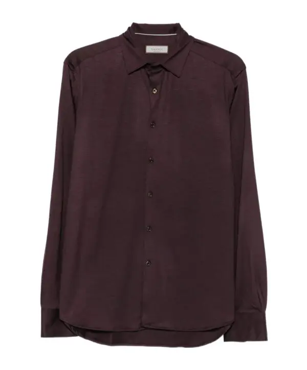 Canali Button-fastening Long-sleeve Shirt
