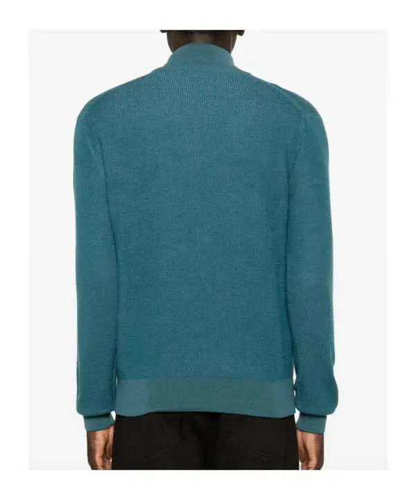 Brioni Half-zip Long-sleeve Sweater